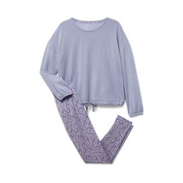 Tchibo - Leggings-Pyjama - Damen - Gr. M - lila