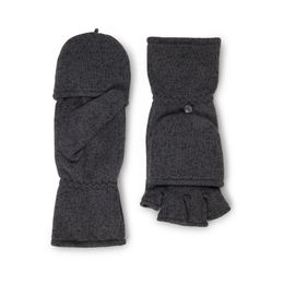 Tchibo - Strickfleece-Klappf&auml;ustling - Unisex - Gr. 7,5 - anthrazit