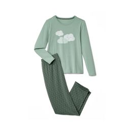 Tchibo - Pyjama - Damen - Gr. XXL - dunkelgr&uuml;n
