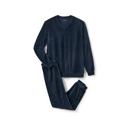 Tchibo - Nicki-Pyjama - Herren - Gr. L - dunkelblau