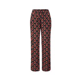 Tchibo - Schlupfhose - Damen - Gr. 44 - schwarz/print
