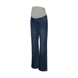 MAMALICIOUS Flared Jeans &raquo;Mledina&laquo; - Damen - Gr. 30/32 - dunkelblau