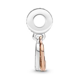 Pandora 'Familie & Freunde' Damen Charm aus 925er Sterlingsilber - Silber/Ros&eacute; 781020C01