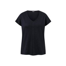Tchibo - Shirt aus Leinenmix - Damen - Gr. XXL - dunkelblau