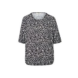 Tchibo - Bedrucktes Blusenshirt - Damen - Gr. XL - schwarz/gebl&uuml;mt