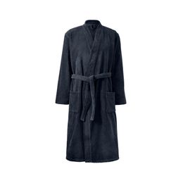 Tchibo - Velours-Bademantel - Herren - Gr. M - dunkelblau