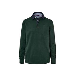 Tchibo - Langarm-Poloshirt - Herren - Gr. M - dunkelgr&uuml;n