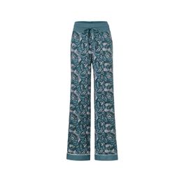 Tchibo - Relaxhose - Damen - Gr. M - petrol/paisley