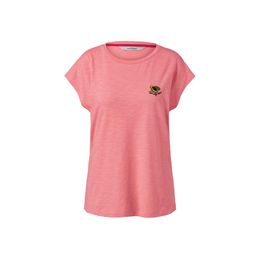 Tchibo - T-Shirt mit Stickerei - Damen - Gr. S - pink