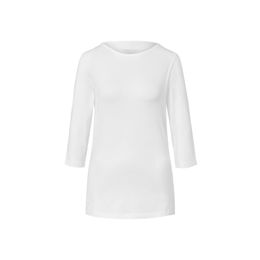 Tchibo - Shirt mit 3/4-Arm - Damen - Gr. XL - wei&szlig;