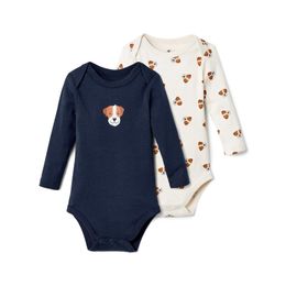 Tchibo - 2 Babybodys - Baby - Gr. 86/92 - dunkelblau