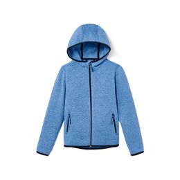 Tchibo - Strick-Fleecejacke - Kinder - Gr. 146/152 - hellblau