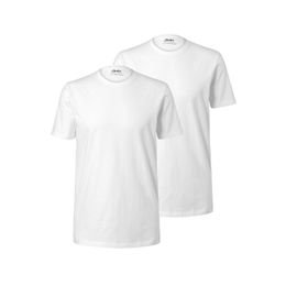 Tchibo - 2 T-Shirts mit Rundhalsausschnitt - Herren - Gr. S - wei&szlig;