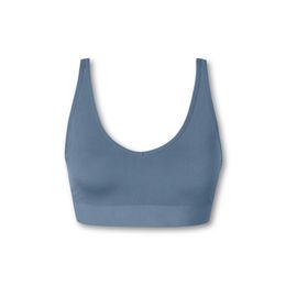 Schiesser Soft BH mit Pads - Damen - Gr. M - blau