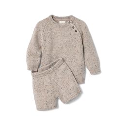 Tchibo - Strickkombi mit RWS-zertifizierter Wolle - Baby - Gr. 50/56 - braun
