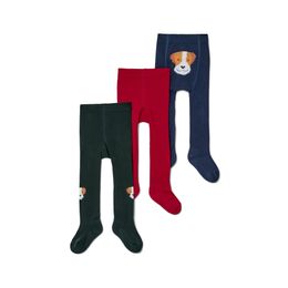 Tchibo - 3 Paar Baby-Strumpfhosen - Baby - Gr. 50/56 - dunkelblau