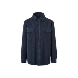 Tchibo - Cord-Hemdjacke - Herren - Gr. M - blau