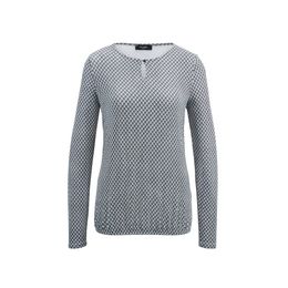Tchibo - Lang&auml;rmeliges Blusenshirt - Damen - Gr. S - schwarz/print