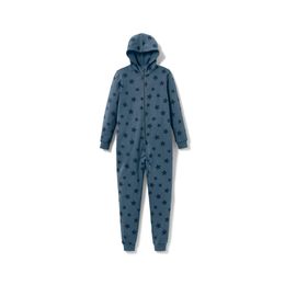 Tchibo - Kinder-Lounge-Overall - Kinder - Gr. 158/164 - blau/print