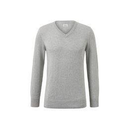 Tchibo - Pullover mit V-Ausschnitt - Herren - Gr. L - grau