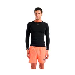 arena Herren-UV-Schutz-Rash-Allover-Langarm-Schwimmshirt - Herren - Gr. M - schwarz