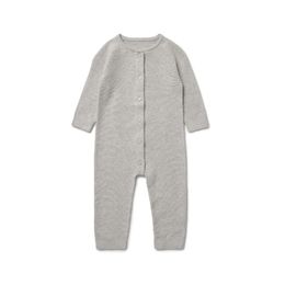 Tchibo - Baby-Strickoverall - Baby - Gr. 50/56 - hellgrau