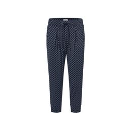Tchibo - Bedruckte 3/4-Jerseyhose - Damen - Gr. XXL - dunkelblau/print