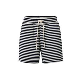 Tchibo - Frottiershorts - Damen - Gr. M - dunkelblau/gestreift