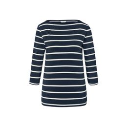 Tchibo - Gestreiftes Shirt mit 3/4-Arm - Damen - Gr. L - dunkelblau/gestreift