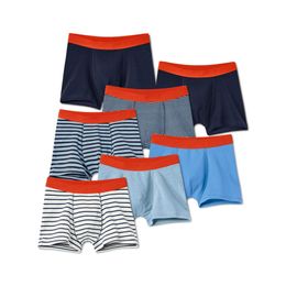 Tchibo - 7 Jungen-Slipboxer - Jungen - Gr. 146/152 - dunkelblau/gestreift