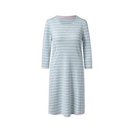 Tchibo - Nachthemd - Damen - Gr. S - hellblau/gestreift
