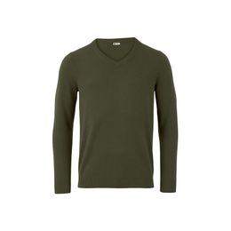 Tchibo - Cashmere-Pullover mit V-Ausschnitt - Herren - Gr. XXL - olivgr&uuml;n