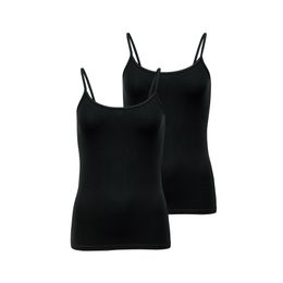 Tchibo - 2 Hemdchen - Damen - Gr. XXL - schwarz