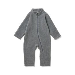 Tchibo - Baby-Fleece-Einteiler - Baby - Gr. 86/92 - dunkelgrau