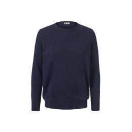 Tchibo - Cashmere-Pullover mit Rundhalsausschnitt - Herren - Gr. M - dunkelblau