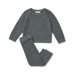 Tchibo - Baby-Strickkombi - Baby - Gr. 50/56 - dunkelgrau