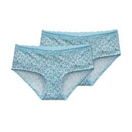 Tchibo - 2 Pantys - Damen - Gr. L - t&uuml;rkis