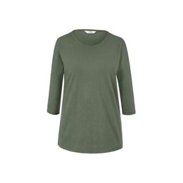 Tchibo - Shirt mit 3/4-Arm - Damen - Gr. M - olivgr&uuml;n