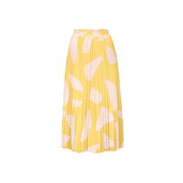 Tchibo - Plisseerock mit Print - Damen - Gr. 48 - gelb