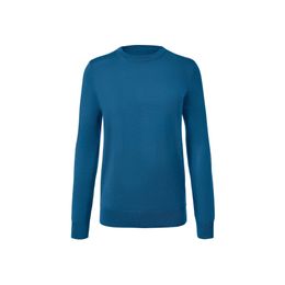 Tchibo - Merino-Pullover mit Rundhalsausschnitt - Herren - Gr. 4XL - blau