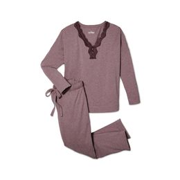 Tchibo - Pyjama - Damen - Gr. M - bordeaux