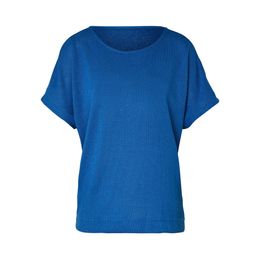 Tchibo - Strukturiertes Shirt - Damen - Gr. M - blau