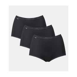 Sloggi Basic+ Maxi C3P - Damen - Gr. 44 - schwarz