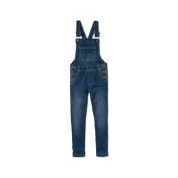 Tchibo - Latzjeans - M&auml;dchen - Gr. 146/152 - dunkelblau