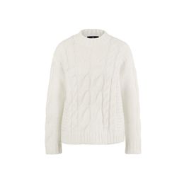 Tchibo - Strickpullover mit Zopfmuster - Damen - Gr. XL - creme