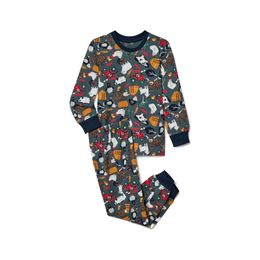 Tchibo - Kleinkind-Pyjama - Kinder - Gr. 110/116 - blau