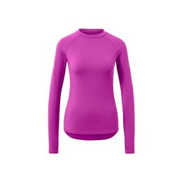 Tchibo - Langarm-Funktionsshirt - Damen - Gr. M - dunkelrosa