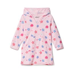 Tchibo - Leichter Kinder-Frottierponcho - M&auml;dchen - Gr. 110/116 - rosa/print