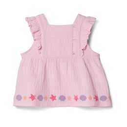 Tchibo - Kinder-Musselin-Bluse - M&auml;dchen - Gr. 98/104 - rosa