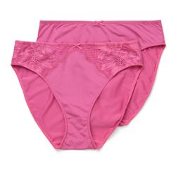 Tchibo - 2 Slips - Damen - Gr. S - pink